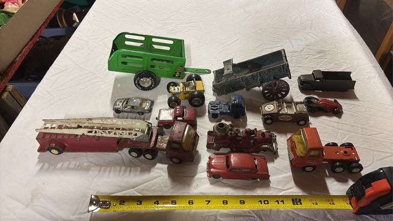 VINTAGE MIDGETOYS, TONKA TOYS, NYLINT TOYS, HUBLEY, DINKY,( COUPLE ...
