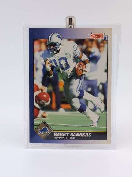 1991 SCORE BARRY SANDERS CARD - Isabell Auction