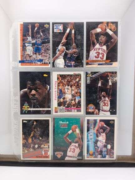 (9) ASST'D PATRICK EWING BASKETBALL CARDS - Isabell Auction