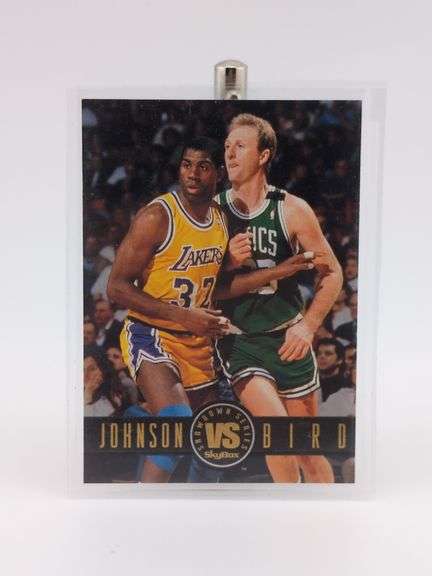 1994 SKYBOX JOHNSON VS. BIRD CARD - Isabell Auction