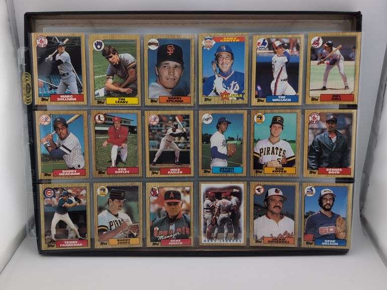 (18) 1987 TOPPS BASEBALL CARDS - Isabell Auction