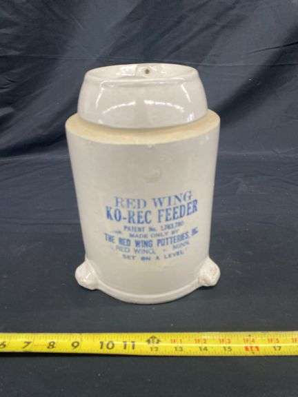 10” RED WING KO-REC CROC CHICKEN FEEDER - Isabell Auction