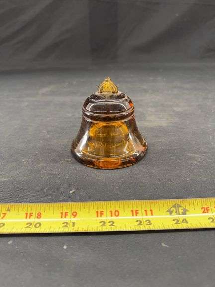 AMBER GLASS INSULATOR - Isabell Auction