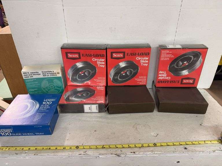 ASSORTED SLIDE WHEEL TRAYS - Isabell Auction