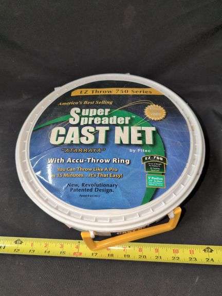 SUPER SPREADER 5-FT. CASTING NET - Isabell Auction