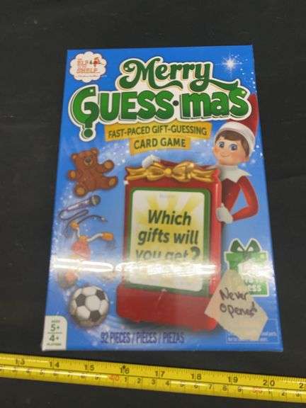 ELF ON THE SHELF MERRY GUESS-MAS CARD GAME - Isabell Auction
