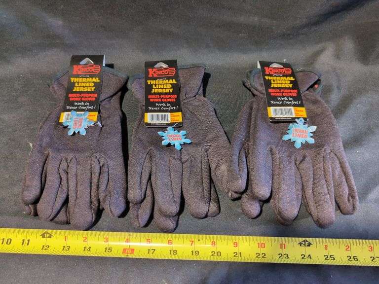 (3) PR. LARGE WORK GLOVES - Isabell Auction