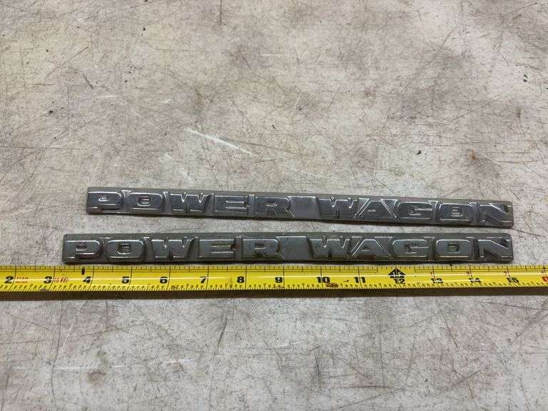 POWER WAGON CAR EMBLEMS - Isabell Auction