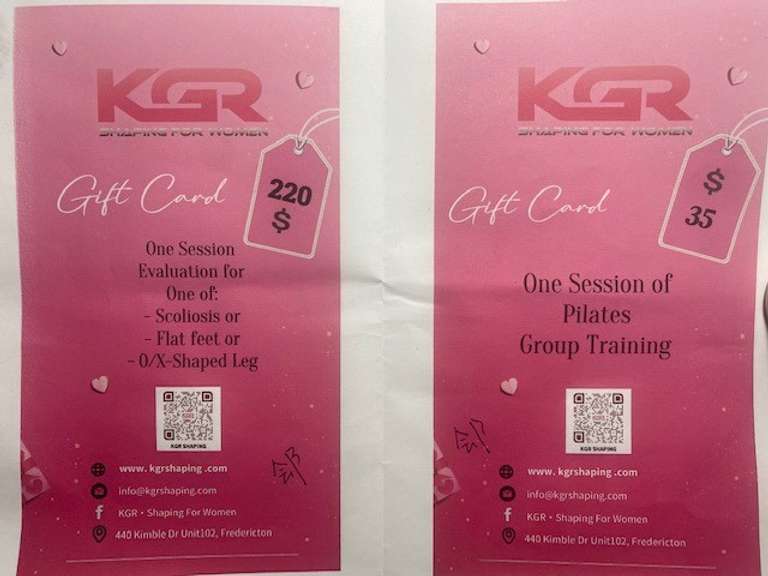 KGR SHAPING GIFT CARDS - Jardine Auctioneers