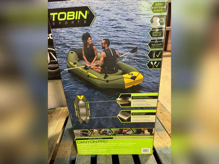 Tobin Sports Canyon Pro Inflatable Boat - Jardine Auctioneers