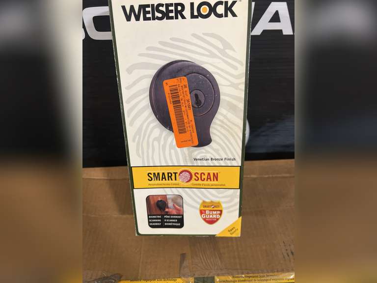 Box of Weiser Smart Scan Locks - Jardine Auctioneers