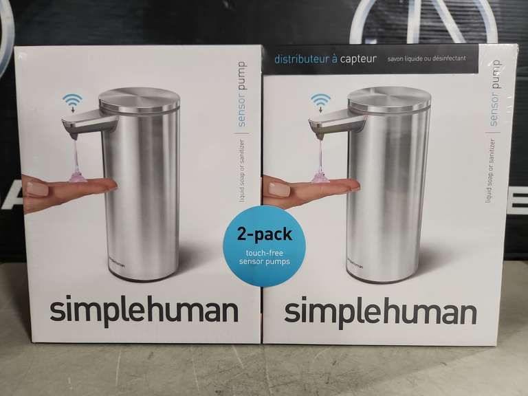 2 Pack Simplehuman Soap/Sanitizer Dispenser - Jardine Auctioneers
