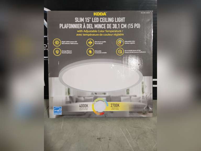15" LED Ceiling Light - Jardine Auctioneers