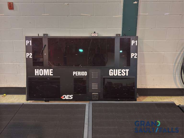 OES Score Board ,2 Digital Displays & Wire - Jardine Auctioneers