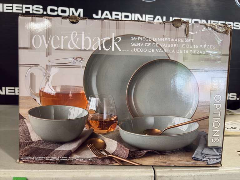 OVER AND BACK 16 PIECE DINNERWARE SET - Jardine Auctioneers