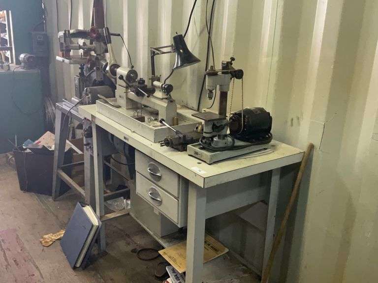 Levin ACDP Watchmakers Percision Lathe W/ Levin 001107 Watchmakers ...