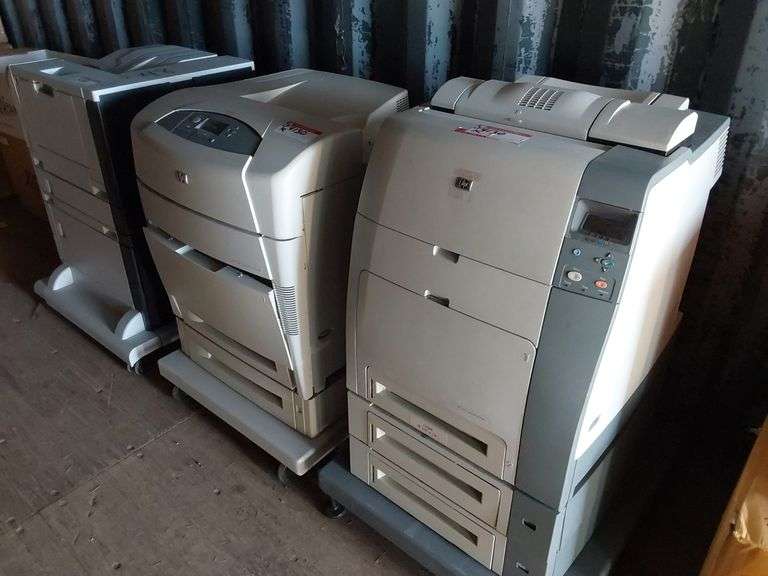 Qty (3) of Assorted HP Printers -Albuquerque, NM - J&J Auctioneers LLC