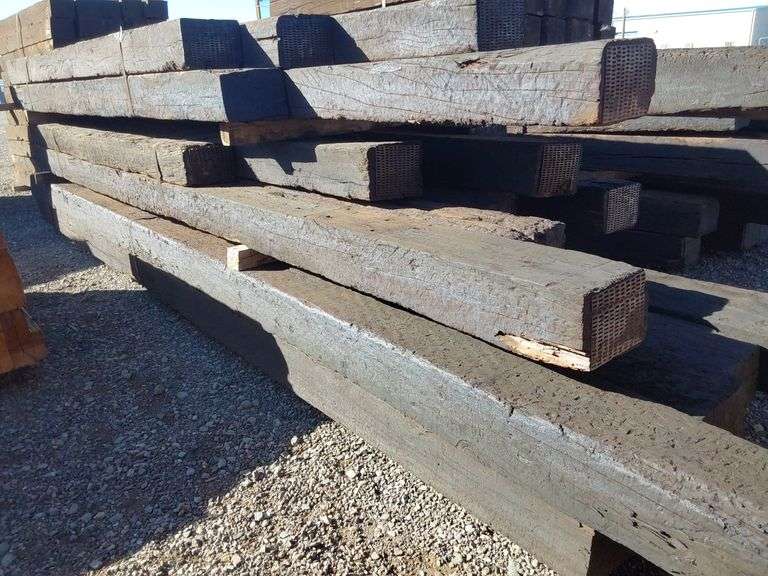 Qty (10) Rail Road Ties - J&J Auctioneers LLC