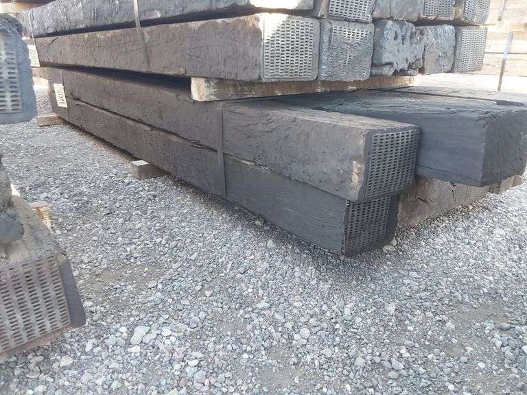 Qty (10) Rail Road Ties - J&J Auctioneers LLC