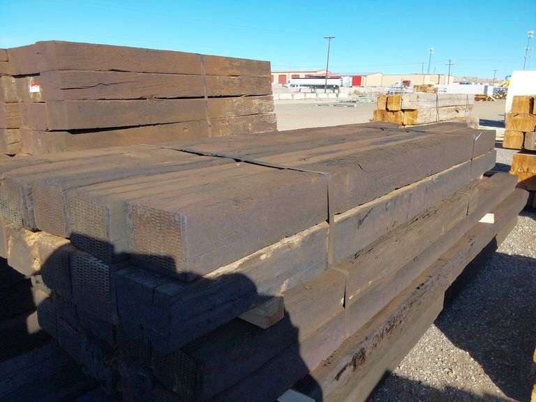 Qty (10) Rail Road Ties - J&J Auctioneers LLC