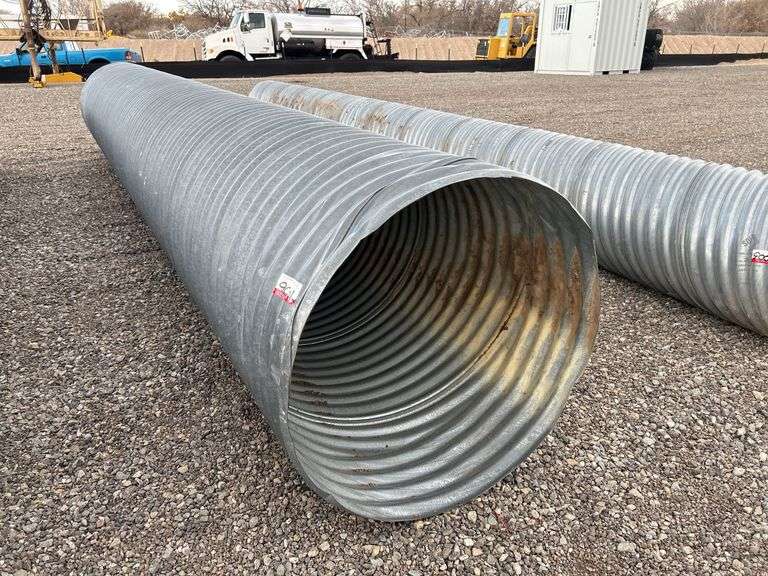 36 in x 20 ft Steel Culvert - J&J Auctioneers LLC