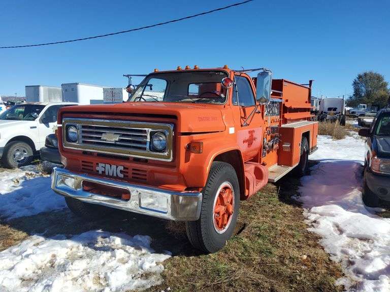 Inoperable 1981 Chevy C70 S/A Firetruck Raton N.M. - J&J Auctioneers LLC