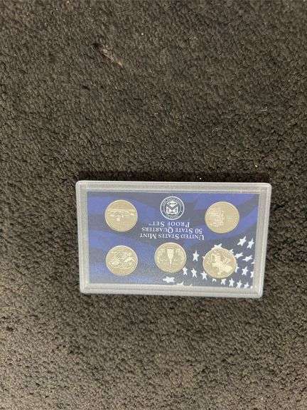 2000 United States Mint 50 State Quarter Proof Set - J&J Auctioneers LLC