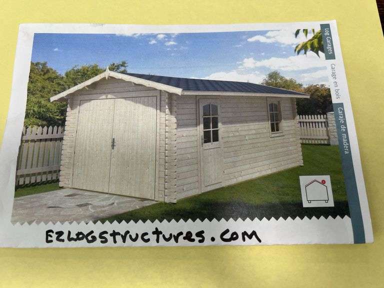 Unassembled EZ Log 10 x 19 Garage Kit - Albuquerque NM - J&J ...