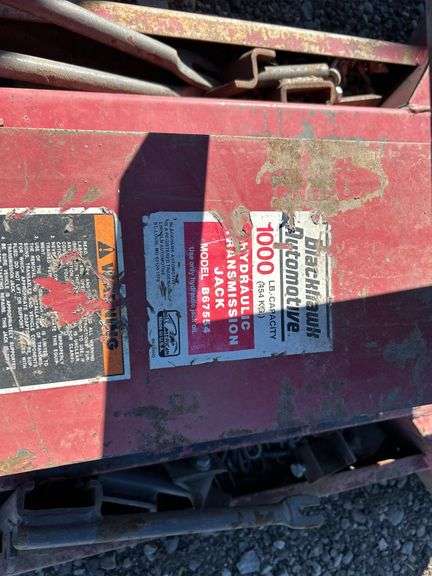 Truck Transmission Jack - J&J Auctioneers LLC