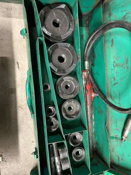 Greenlee Knockout Sets with Ram - Albuquerque NM - J&J Auctioneers LLC