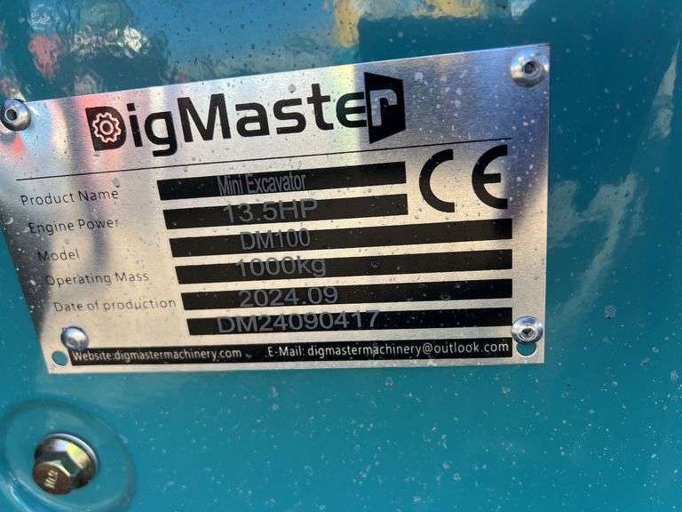 2024 Dig Master DM100 Mini Excavator - Albuquerque NM - J&J Auctioneers LLC