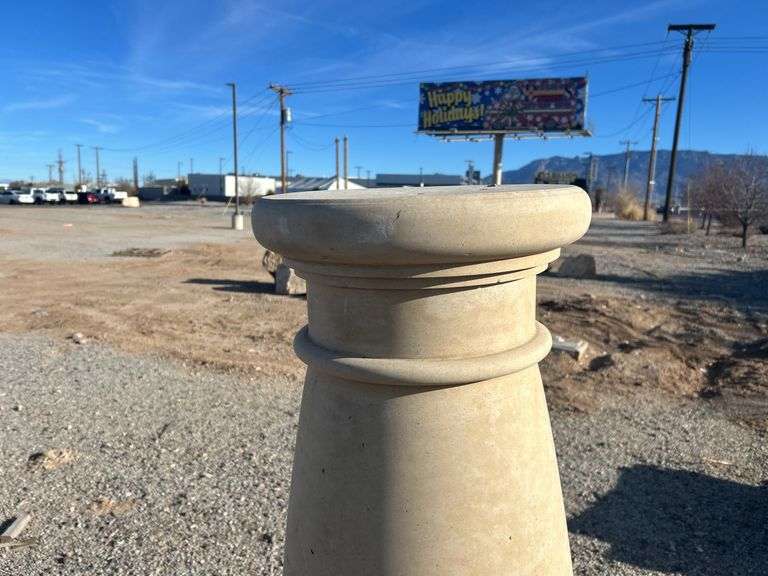 Limestone Columns Qty (2) 64” X 14” - Offsite Albuquerque NM - J&J ...