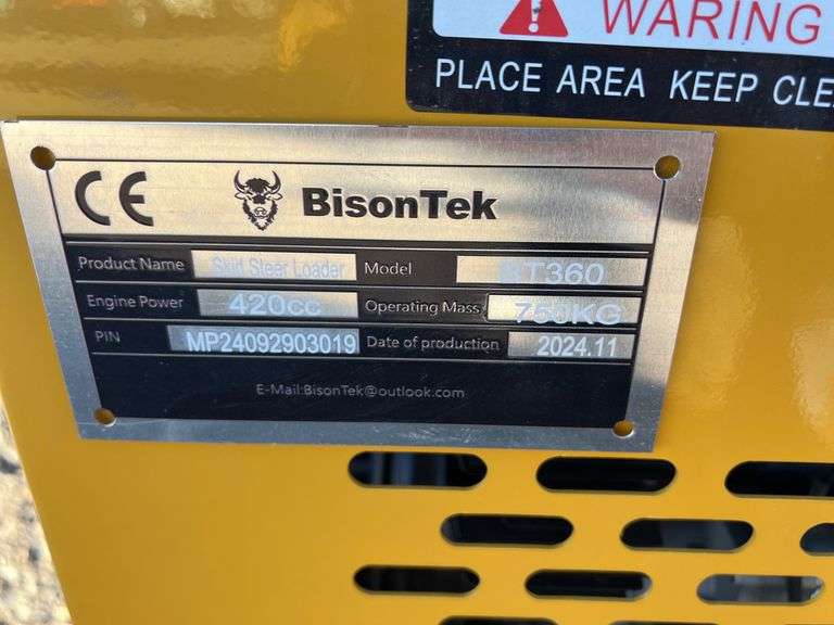 2024 Bison Tech BT360 Mini Compact Loader - Albuquerque NM - J&J Auctioneers LLC