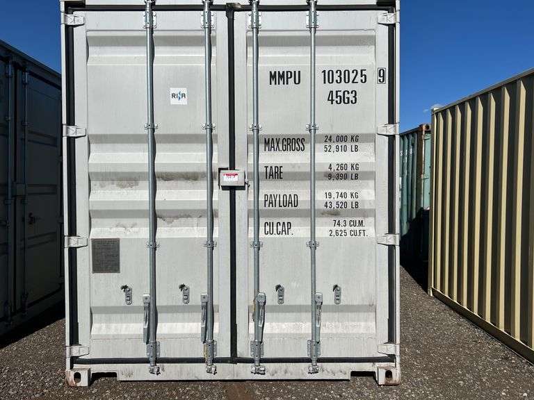 40ft High Cube Multi Door Container - Albuquerque NM - J&J Auctioneers LLC