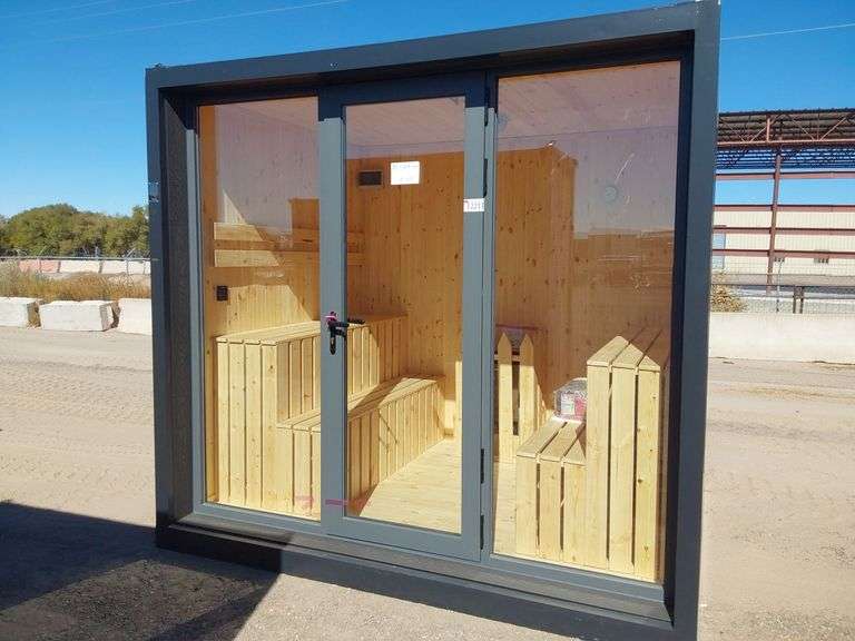 2025 Equippro SR09A 7ft x 9ft Container Sauna Room - J&J Auctioneers LLC
