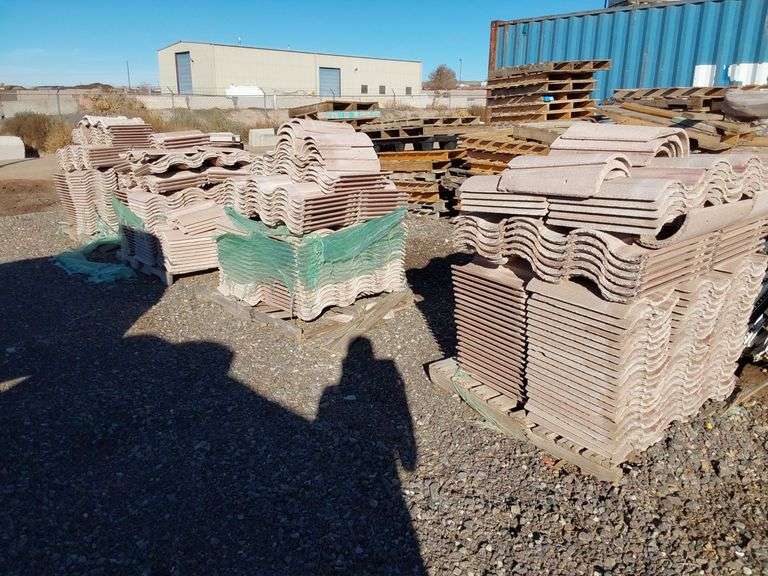 Qty 5 Pallets Spanish Roof Tile - J&J Auctioneers LLC
