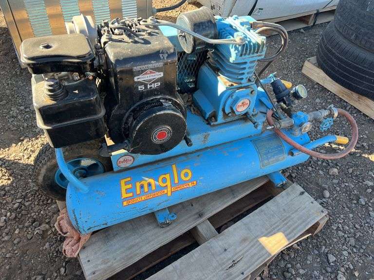 Emglo Twin Cylinder Air Compressor - Albuquerque NM - J&J Auctioneers LLC