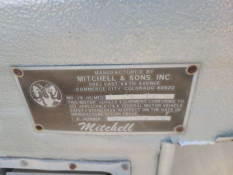 1973 Mitchell Truck Bed Camper - Albuquerque NM - J&J Auctioneers LLC 1973 Mitchell Truck Bed Camper - Albuquerque NM - J&J Auctioneers LLC