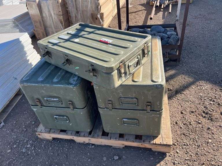 Qty (3) Aluminum Reusable Shipping Containers - Albuquerque NM - J&J ...