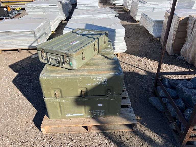 Qty (3) Aluminum Reusable Shipping Containers - Albuquerque NM - J&J ...