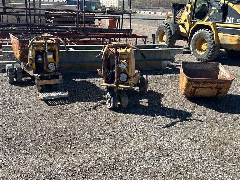 Qty (2) Inoperable Concrete Buggy - J&J Auctioneers LLC
