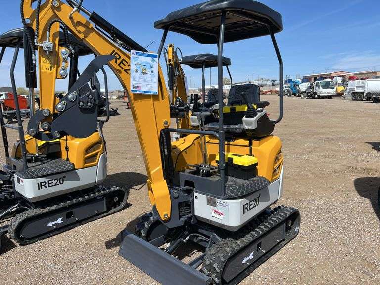 2025 IRE20 Mini Excavator - J&J Auctioneers LLC