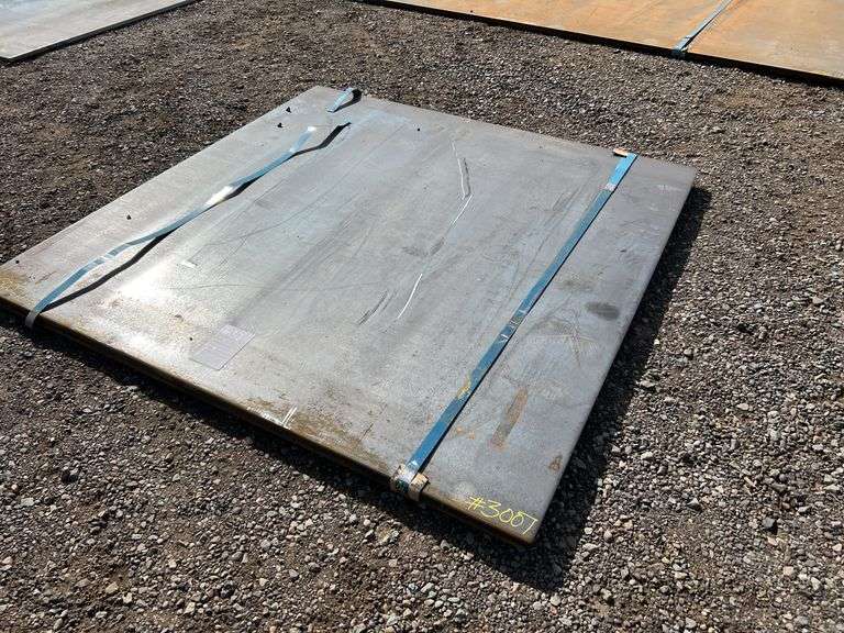 1x72x74 Steel/Road Plate (Bottom Plate Only) - J&J Auctioneers LLC