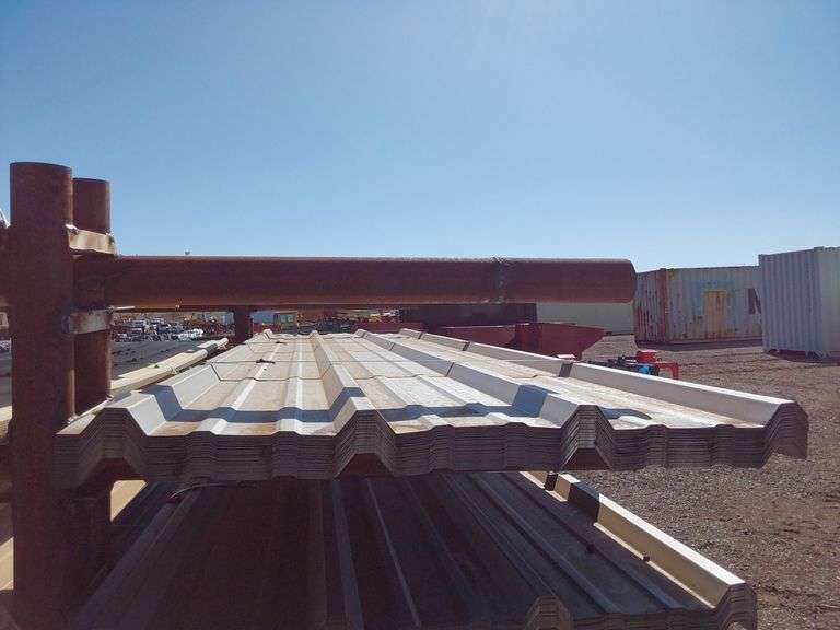12ft 24 Gauge Galvannealed R Panels - J&J Auctioneers LLC