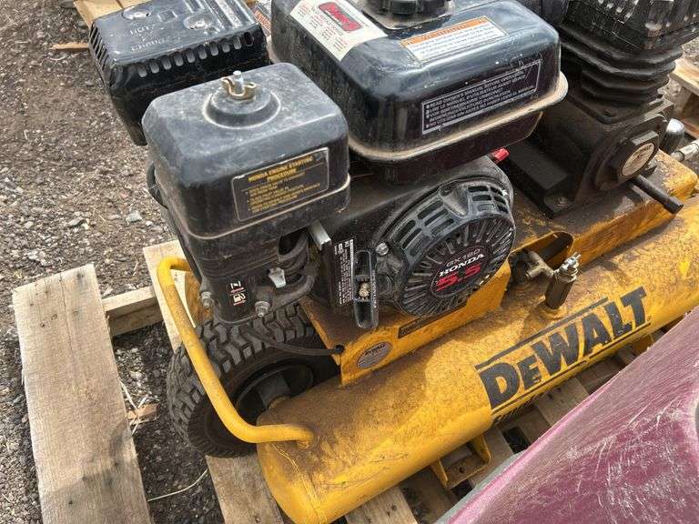 Dewalt Compressor and Ambassador Floor Cleaner - J&J Auctioneers LLC