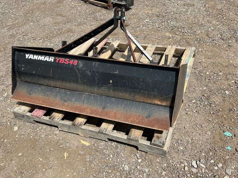 Yanmar YBS48 4ft 3pt Box Blade - J&J Auctioneers LLC