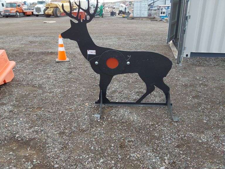 3/8" AR500 Steel Deer Shooting Target - J&J Auctioneers LLC