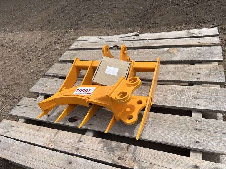 Mini Excavator Rake, Ripper, QuickConnects - J&J Auctioneers LLC