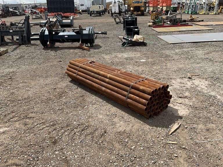 Bundle 2 7/8 in x 7 ft Post - J&J Auctioneers LLC