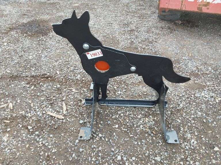 3/8" AR500 Steel Coyote Shooting Target - J&J Auctioneers LLC